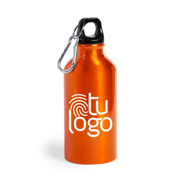 Bidón de aluminio 400ml personalizable | Desde 0,89